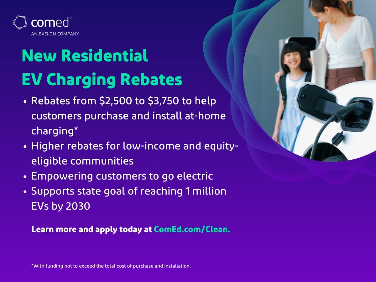 ComEd EV Chargers Rebate Program by NuTrend EV Services